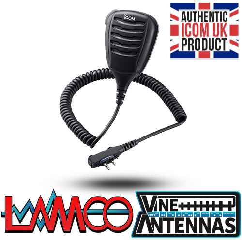 ICOM HM-168LWP | Waterproof Speaker Microphone | Vine Antennas UK